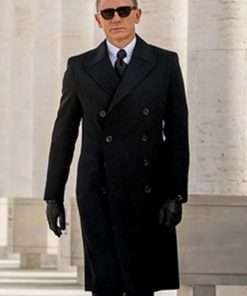 James Bond Spectre Coat | Daniel Craig James Bond Black Coat